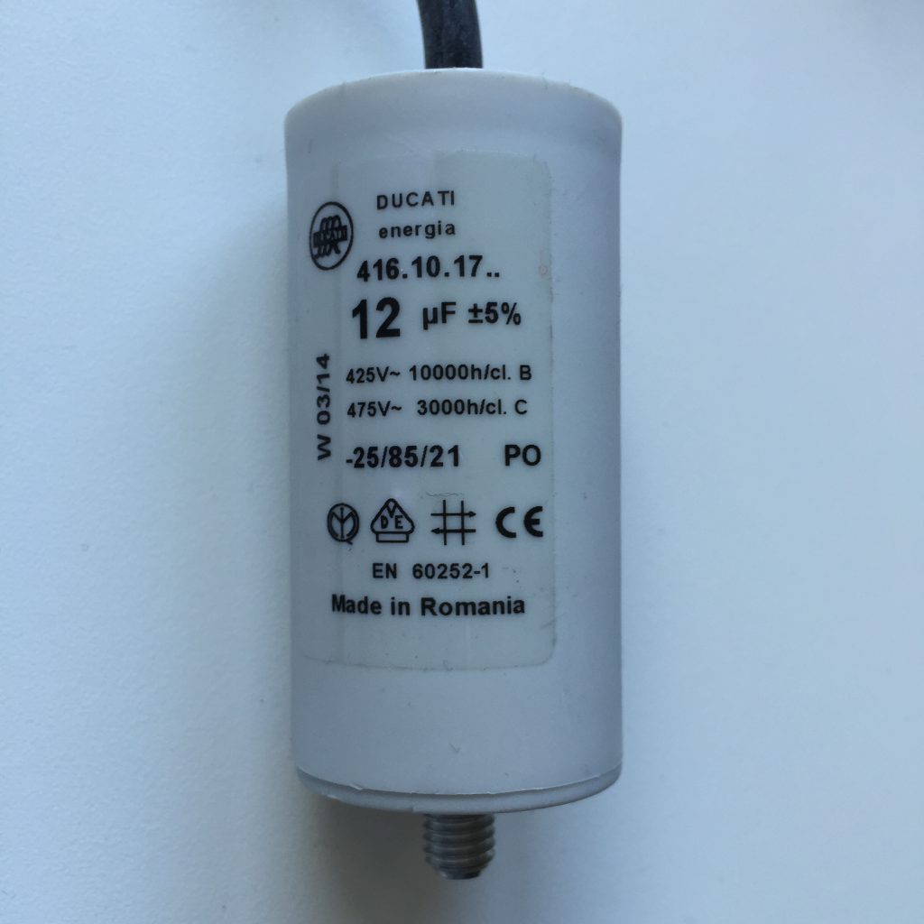Buy Motor Run Capacitors 12uF Twin Lead Next Day Delivery