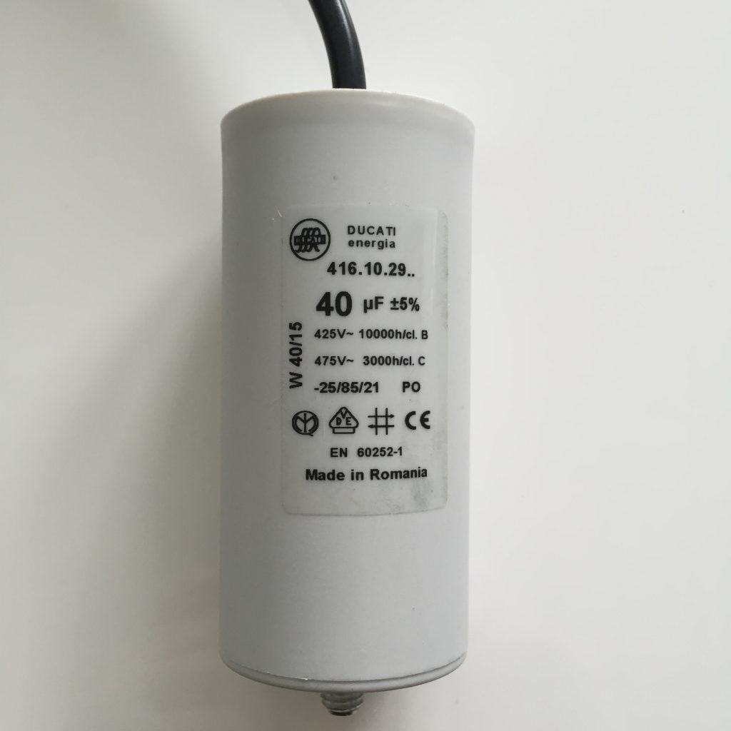 Buy Motor Run Capacitors 40uF Twin Lead Next Day Delivery