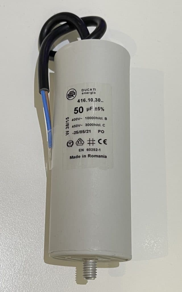 Buy Motor Run Capacitors 50uF Twin Lead Next Day Delivery